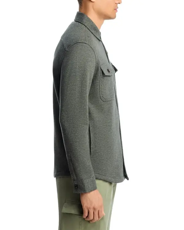 Faherty Brand Inlet Shirt Jacket - Olive Leaf Mélange