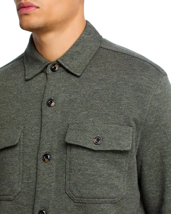 Faherty Brand Inlet Shirt Jacket - Olive Leaf Mélange