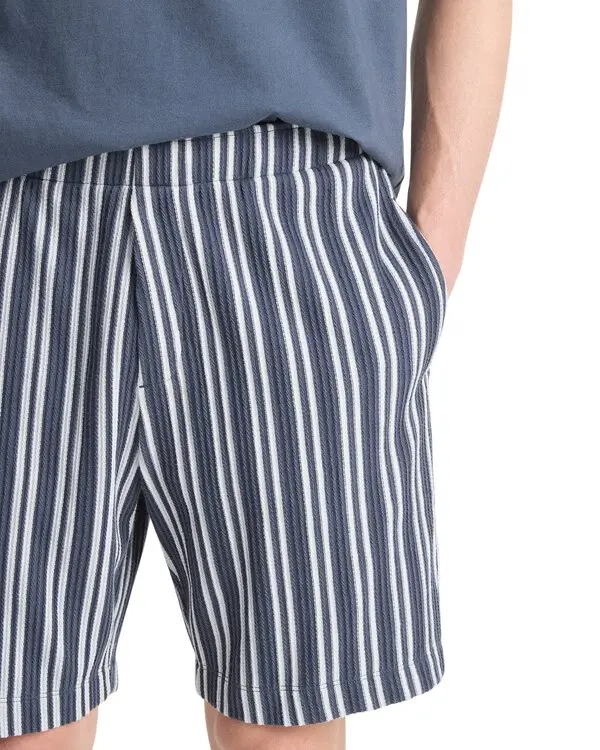 Vince Jacquard Striped 7.5" Shorts - Venice Blue