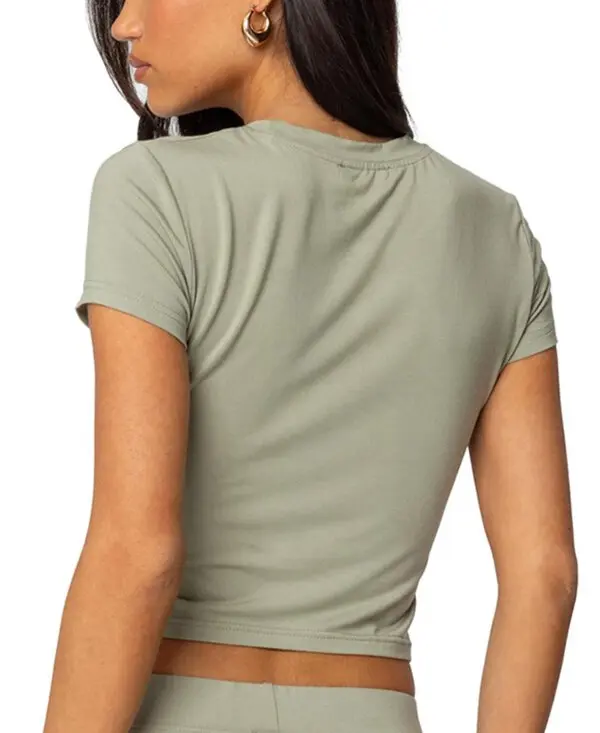 EDIKTED T-shirt - Olive