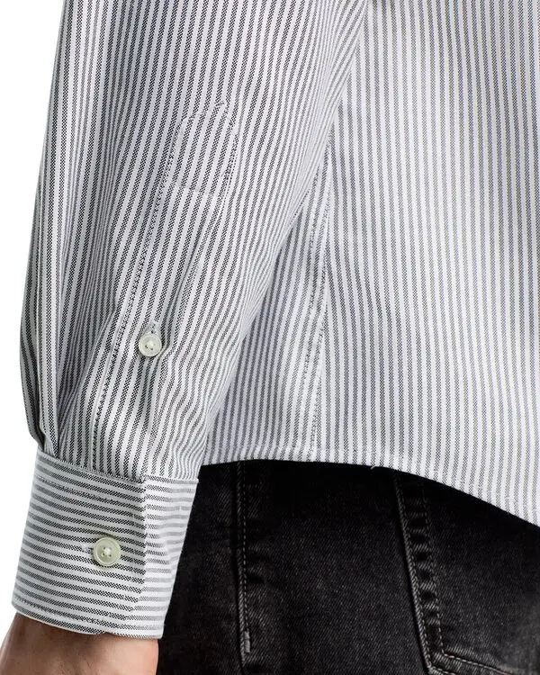 Ami Classic Logo Button Down Shirt