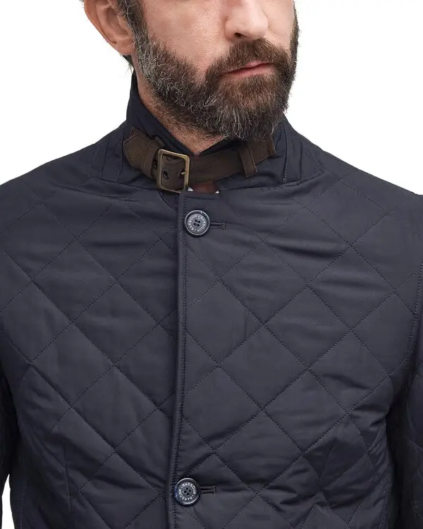 Barbour Lutz Quilted Jacket - Navy