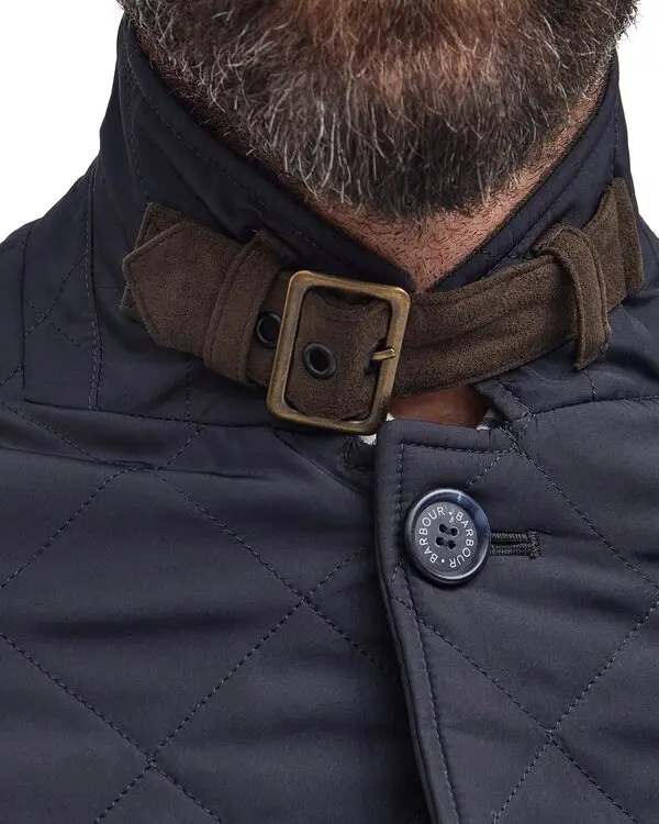 Barbour Lutz Quilted Jacket - Navy