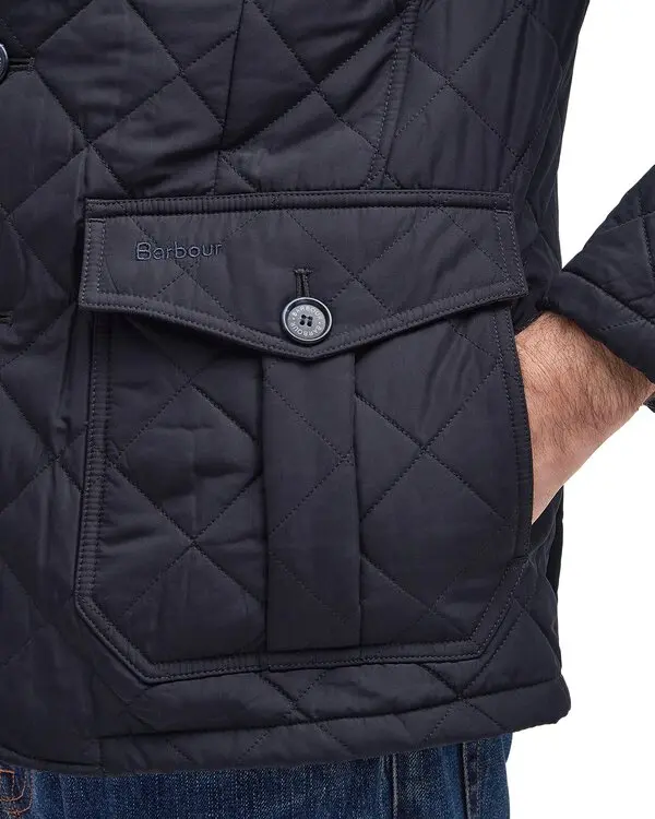 Barbour Lutz Quilted Jacket - Navy