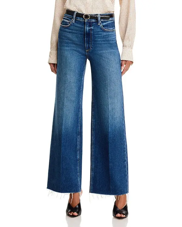 Paige Anessa " High-rise Wide-leg Jeans - Arpeggio