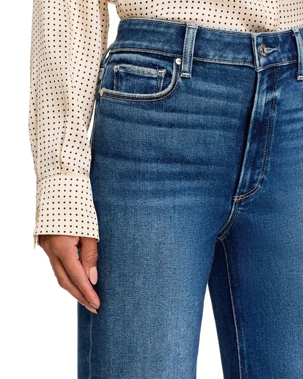 Paige Anessa " High-rise Wide-leg Jeans - Arpeggio