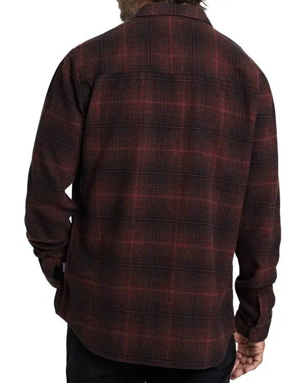 John Varvatos Dario Brushed Plaid Shirt
