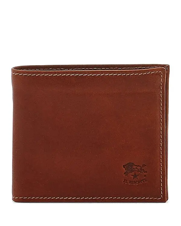 Il Bisonte Feniglia Classic Bi Fold Wallet - Seppia