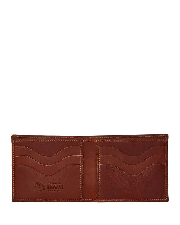 Il Bisonte Feniglia Classic Bi Fold Wallet - Seppia