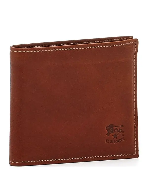 Il Bisonte Feniglia Classic Bi Fold Wallet - Seppia