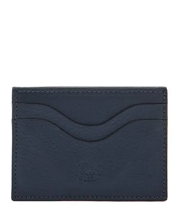 Il Bisonte Salina Leather Card Case - Blue
