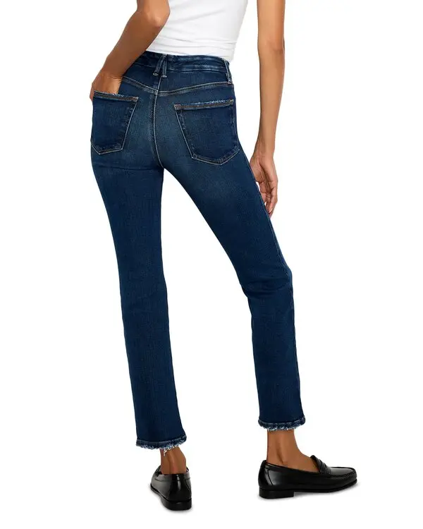 Good American Soft Touch Straight Leg Jeans