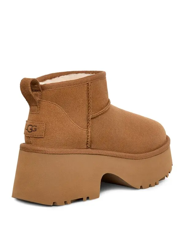 UGG Classic Ultra Mini Platform Boots - Chestnut