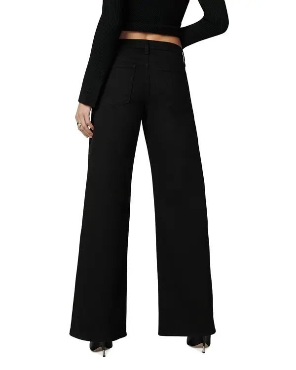 Joe's Jeans The Lou Lou Low Rise Wide Leg Jeans - Black