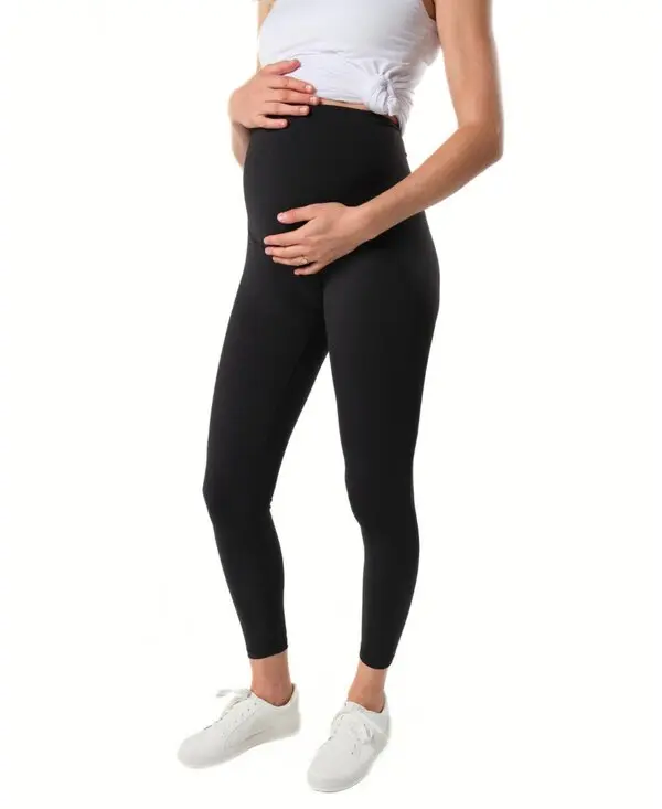 MARION Maternity Stretch Leggings With Bump-friendly Phone Pocket