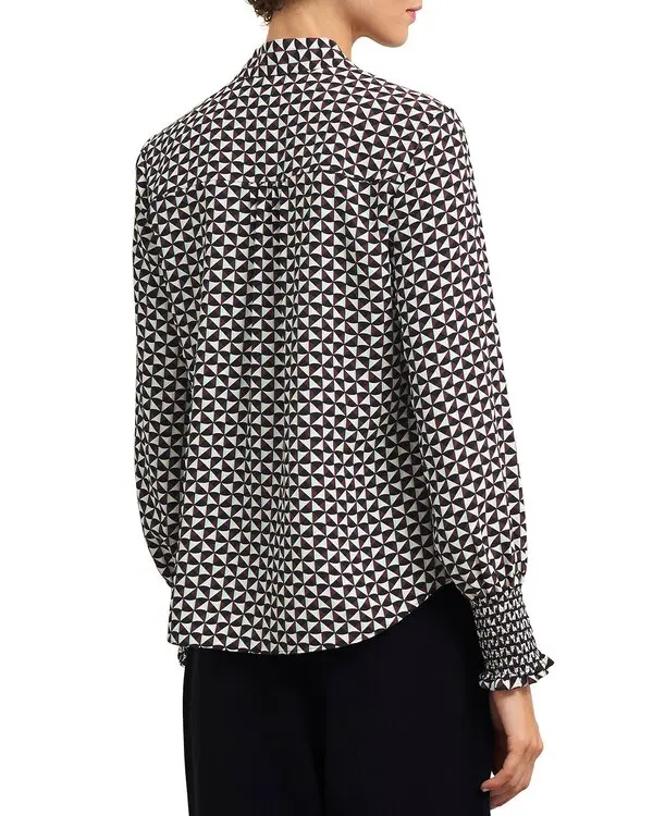 HOBBS LONDON Somerton Tie Neck Blouse