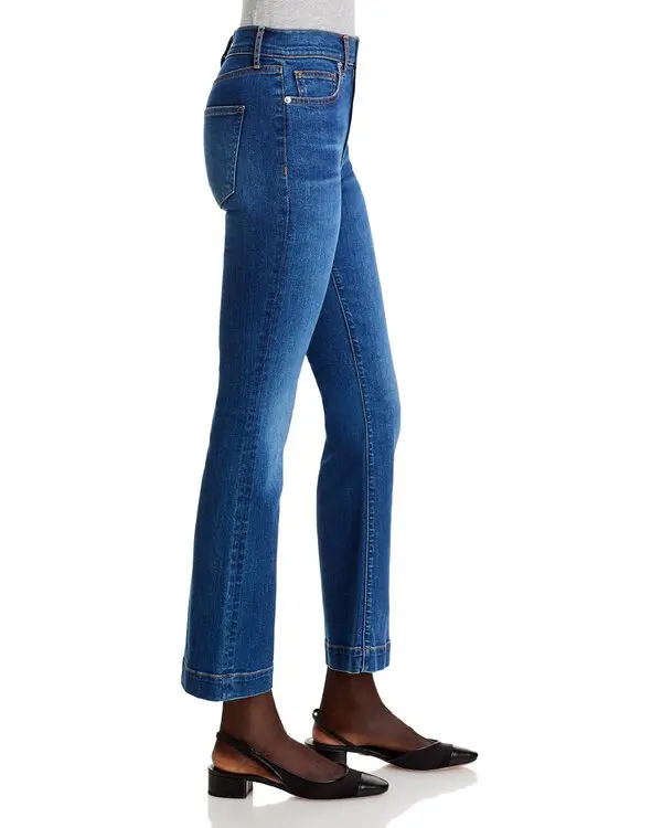 Veronica Beard Carson Kick Flare Jeans - Bright Blue
