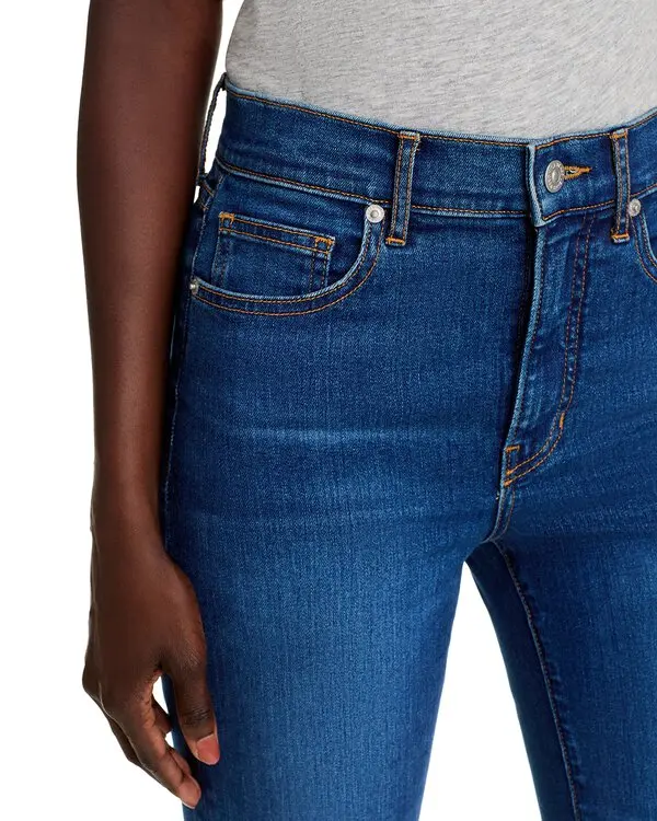 Veronica Beard Carson Kick Flare Jeans - Bright Blue