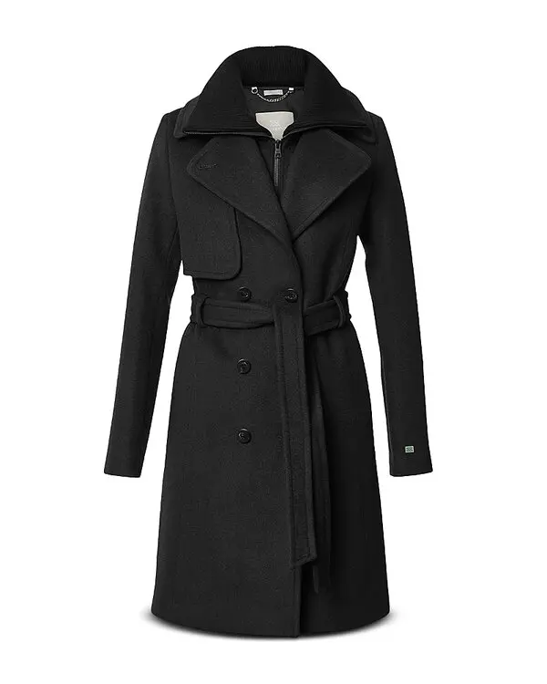 Soia & Kyo Notch Collar Coat - Black