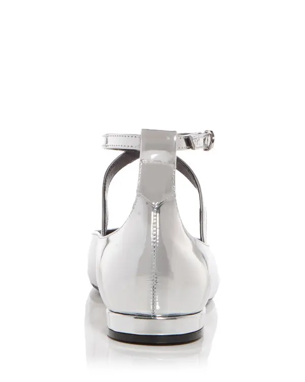 STUART WEITZMAN Eden Ankle Strap Flats