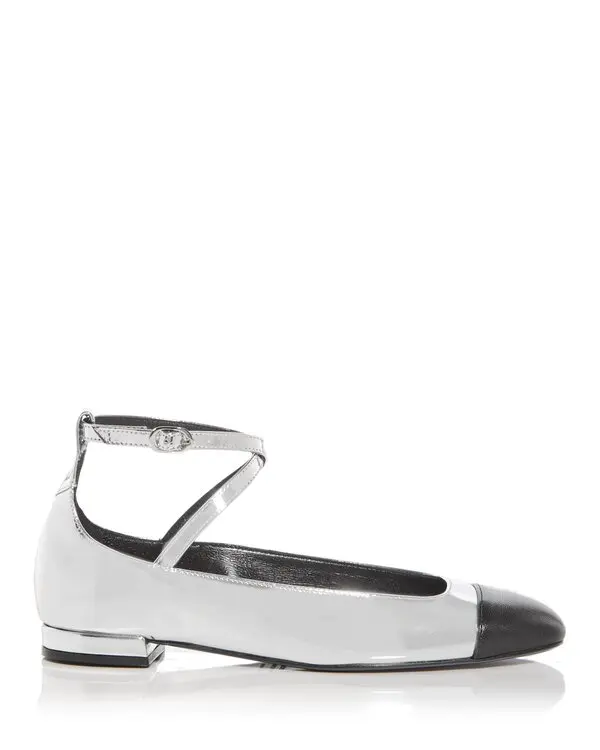 STUART WEITZMAN Eden Ankle Strap Flats