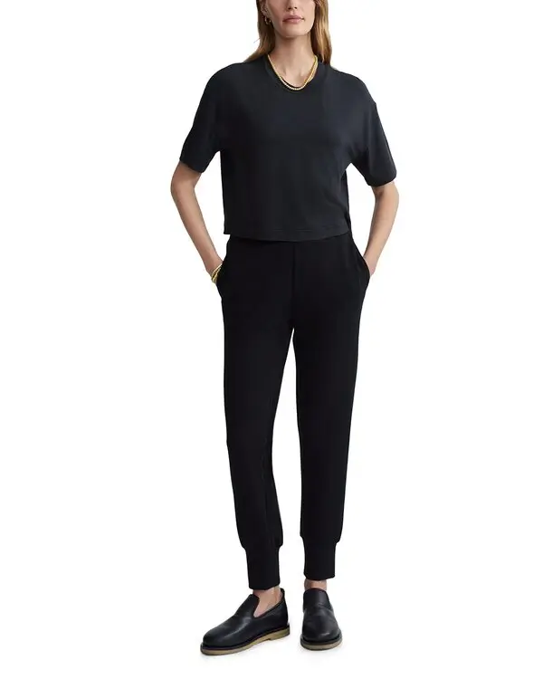 Varley Venice Easy Cropped Tee - Black