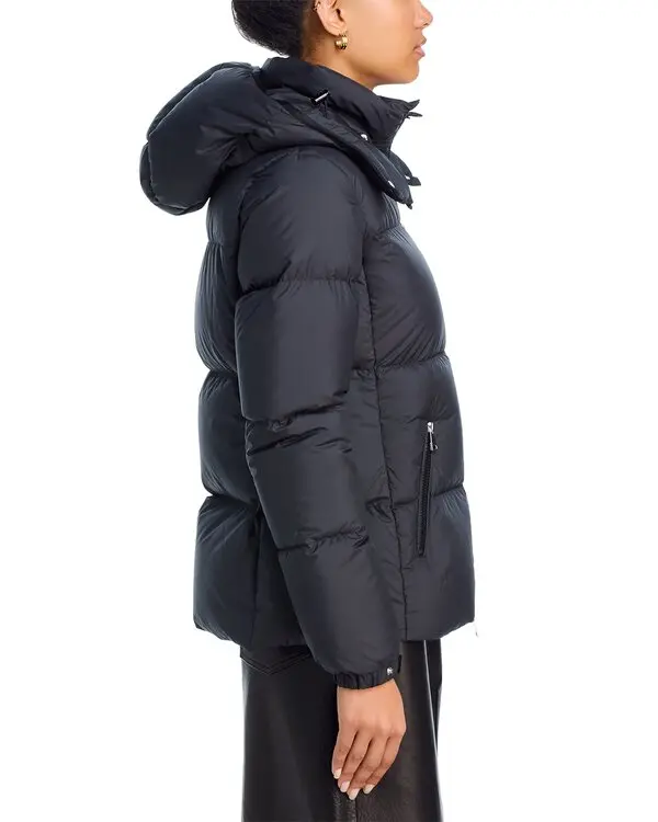 Moncler Fourmines Hooded Down Jacket - Black