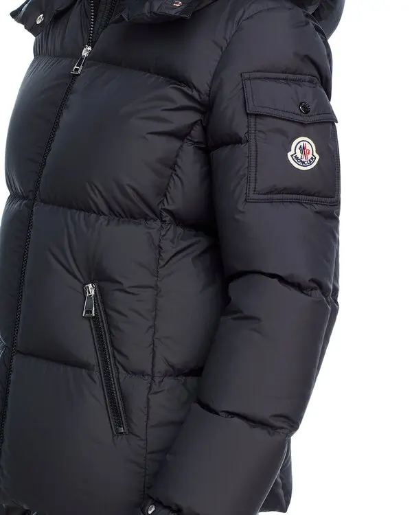 Moncler Fourmines Hooded Down Jacket - Black