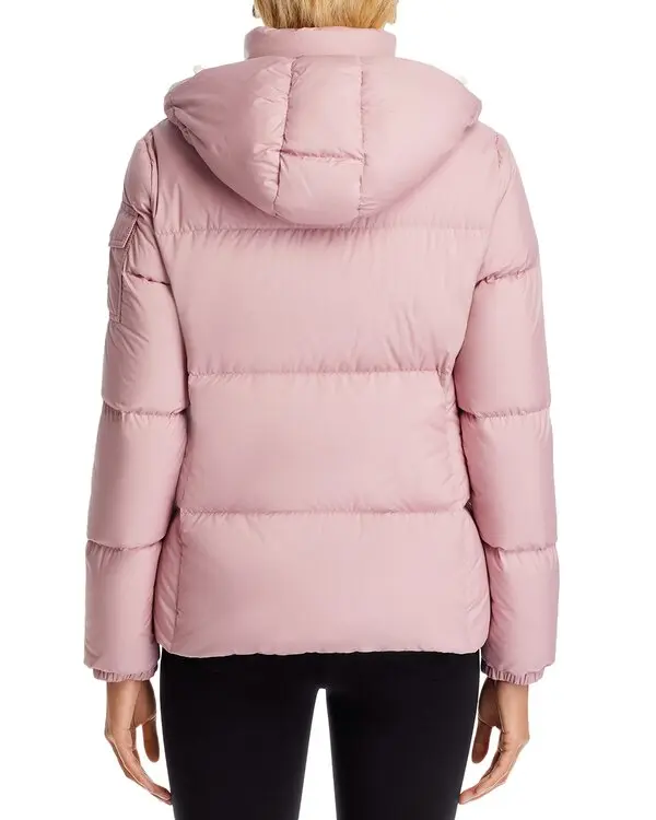 Moncler Fourmines Hooded Down Jacket - Open Pink