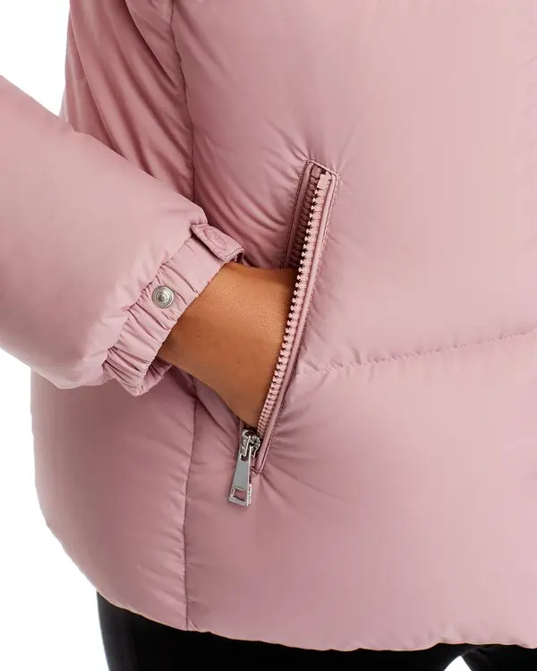Moncler Fourmines Hooded Down Jacket - Open Pink