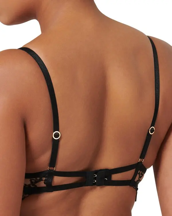 Bluebella Marisa Underwire Bra - Black/sheer