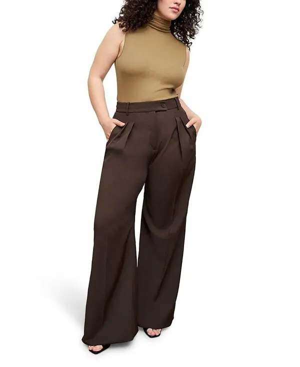 M.M.LAFLEUR Jett Tank Organic Ribbed Pima Cotton - Saddle