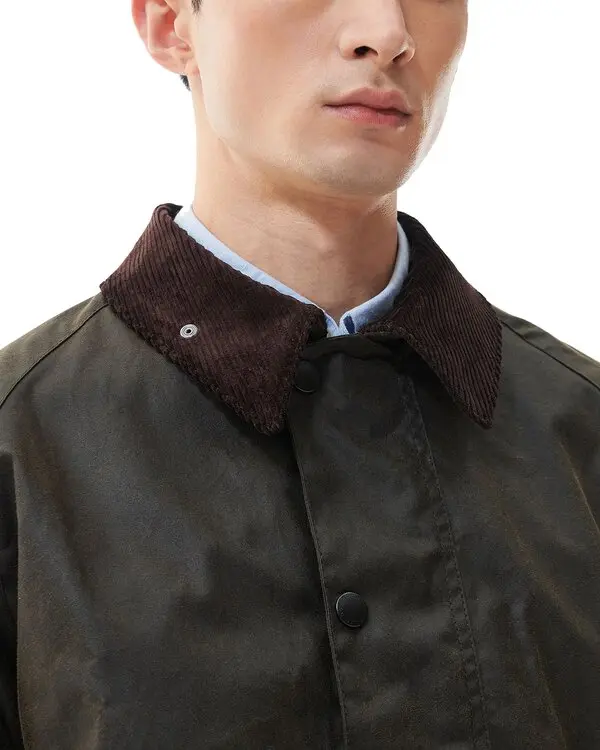 カ*ズ様 Barbour TRANSPORT JACKET オリーブ Barbour Waxed Transport Jacket - Olive | Editorialist