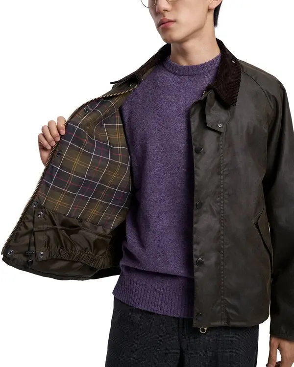 カ*ズ様 Barbour TRANSPORT JACKET オリーブ Barbour Waxed Transport Jacket - Olive | Editorialist