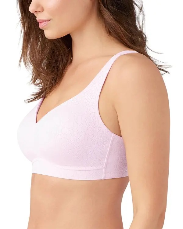 Wacoal Inside Job Side Support Wire Free Bra - Cradle Pink