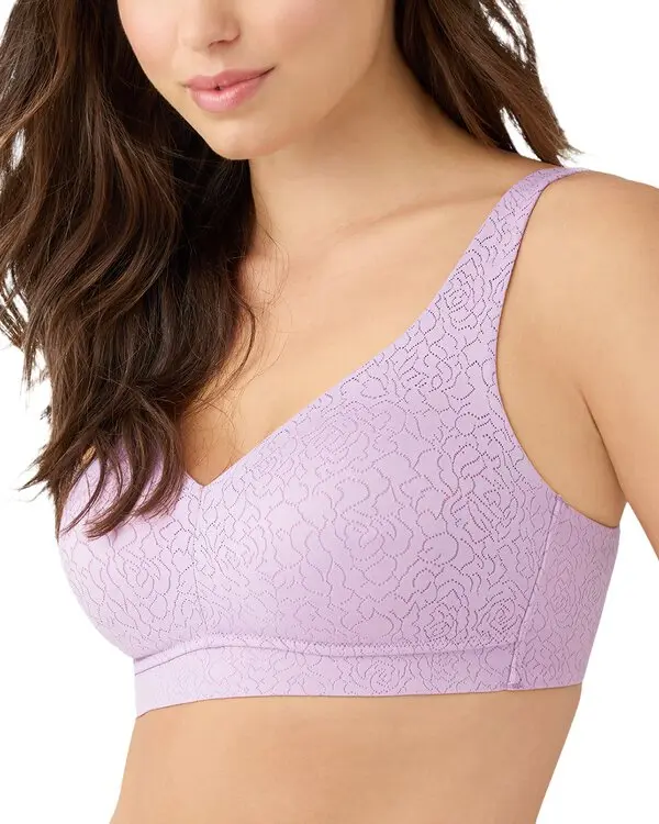 Wacoal Inside Job Side Support Wire Free Bra - Lavender Slate