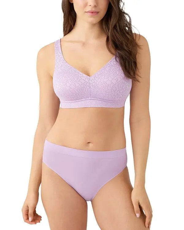 Wacoal Inside Job Side Support Wire Free Bra - Lavender Slate