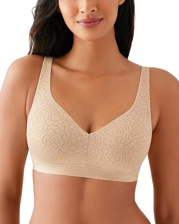 Wacoal Inside Job Side Support Wire Free Bra - Sand