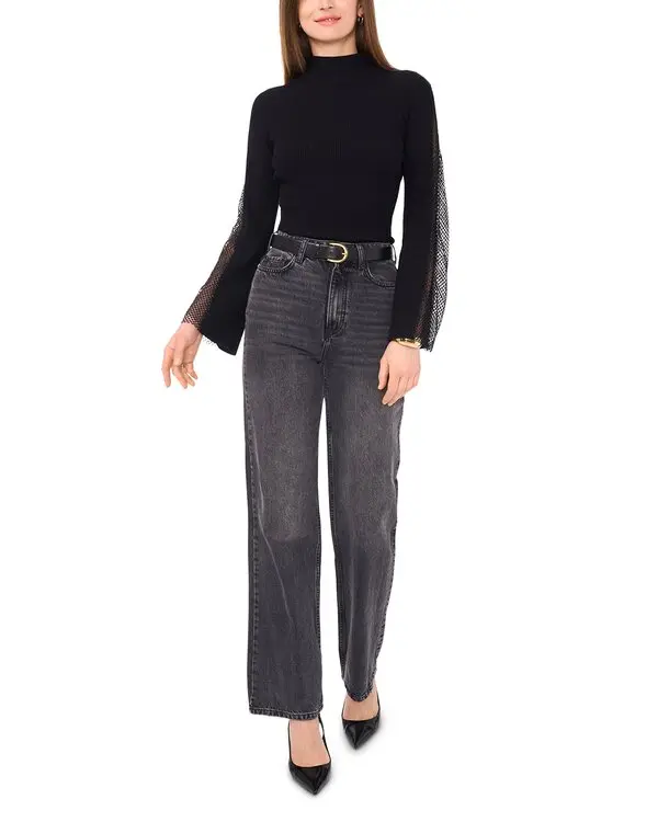 Vince Camuto Mock Neck Knit Top