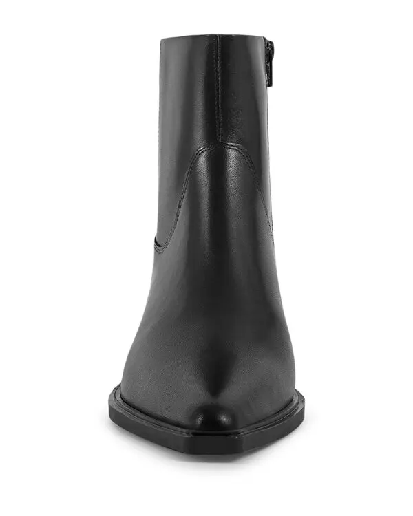 VAGABOND SHOEMAKERS Kelsey Pointed Toe Block Heel Ankle Boots - Black