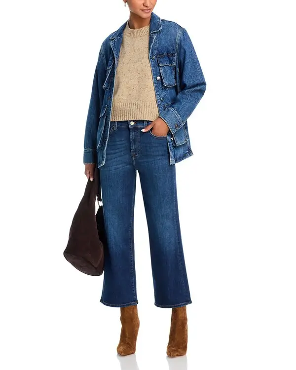 7 For All Mankind Alexa High-rise Cropped Jeans