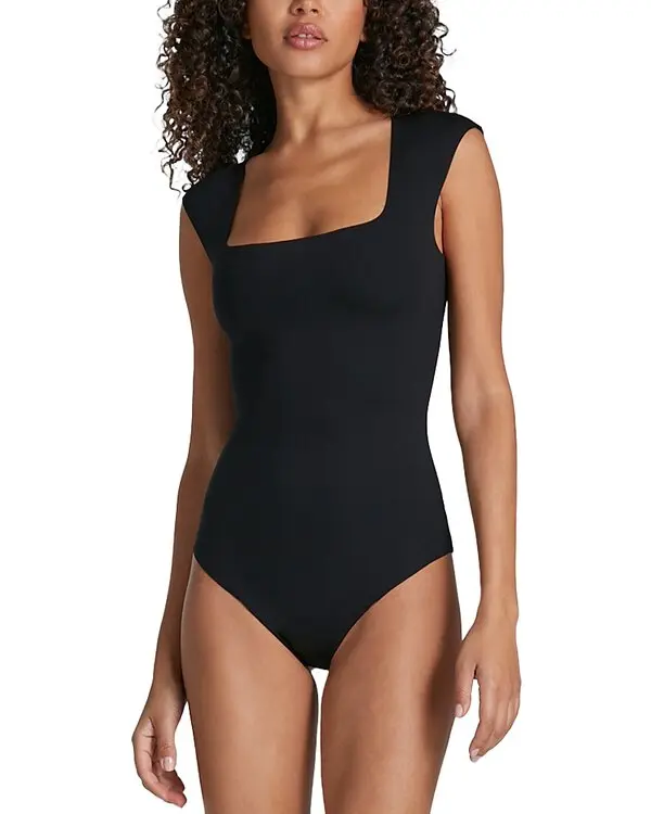 Commando Scuba Knit Bodysuit - Black