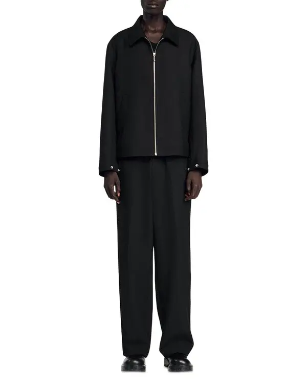 Sandro Full Zip Jacket - Black