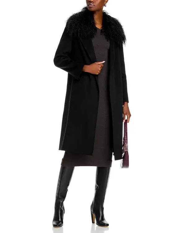 Kobi Halperin Shirley Shearling Collar Coat