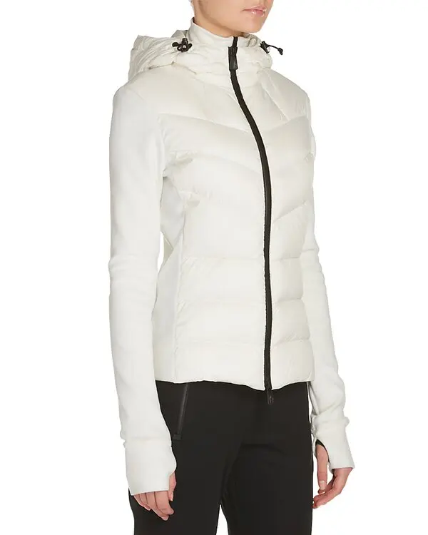 Moncler Padded Wool Puffer Cardigan - Natural