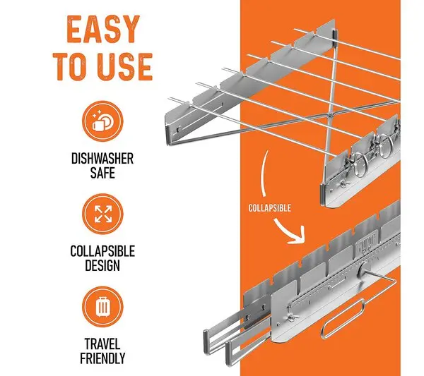 YUKON GLORY Rotating Skewer Rack