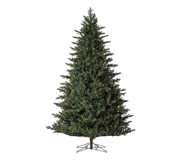VICKERMAN 8.5' Welch Fraser Fir Artificial Chri Stmas Tree Ww - One-color