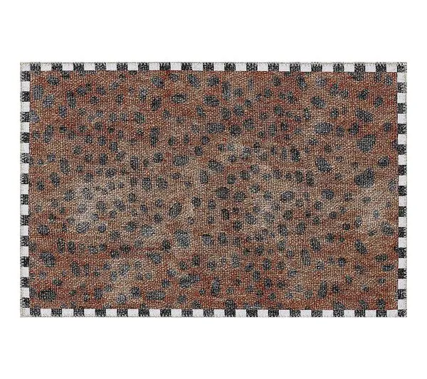 MACKENZIE-CHILDS Cheetah 2' X 3' Washable Rug - One-color