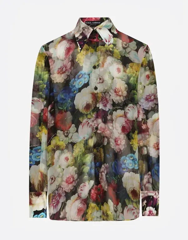 Dolce & Gabbana Silk Chiffon Shirt