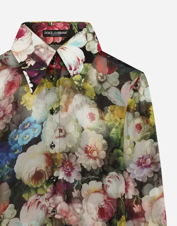 Dolce & Gabbana Silk Chiffon Shirt